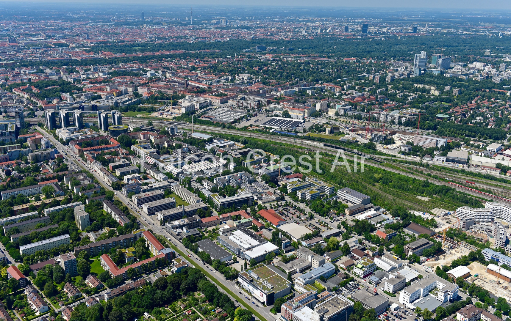 Luftbildgalerie - München - Falconcrest.com - Luftbilder und Luftbildvideos