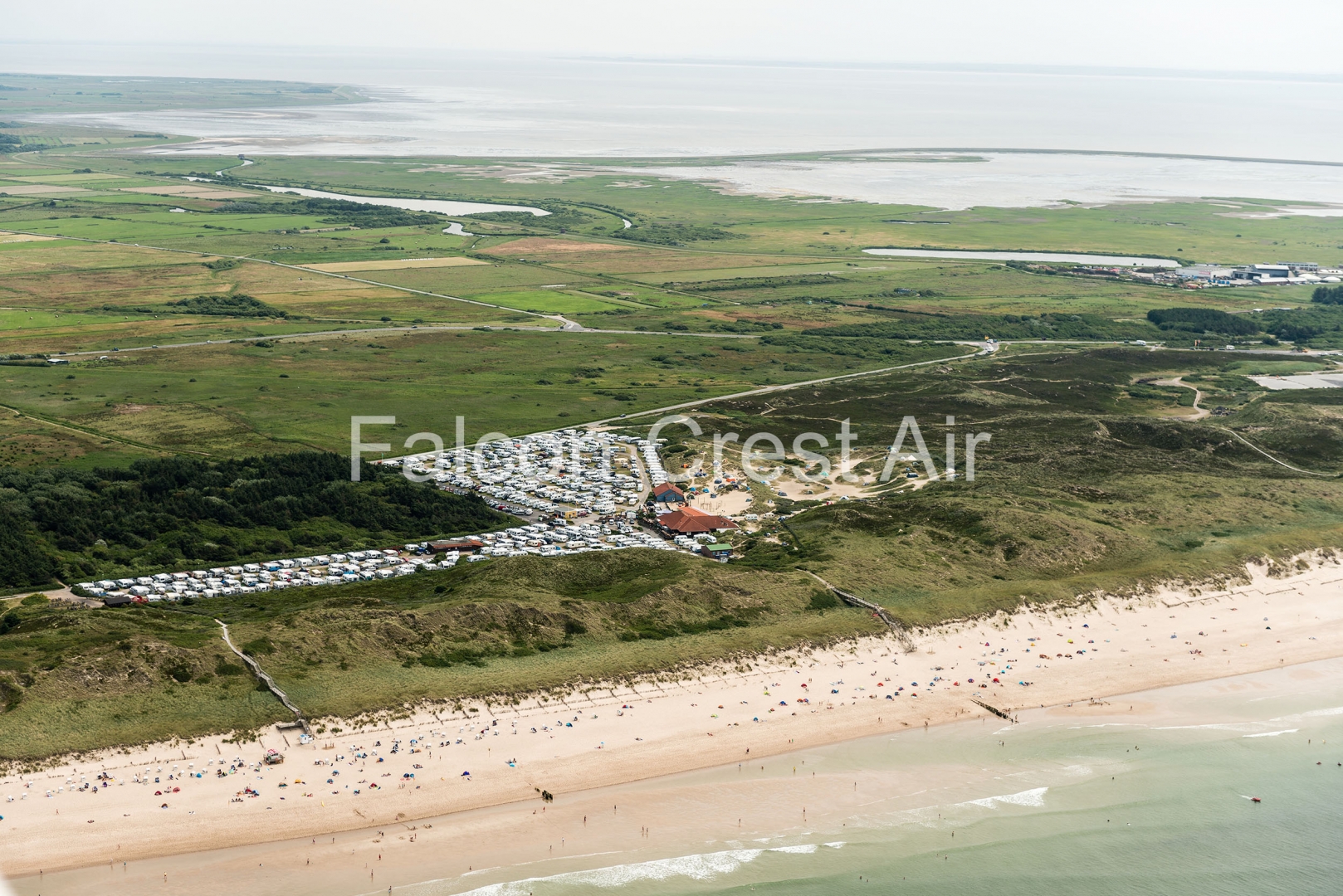 Luftbildgalerie - Dünen Camping Sylt - Falconcrest.com - Luftbilder und ...